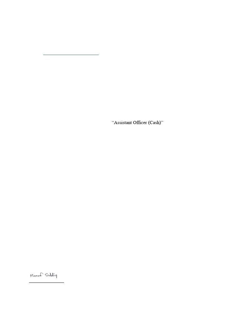 Cover - Letter For SIBL | PDF