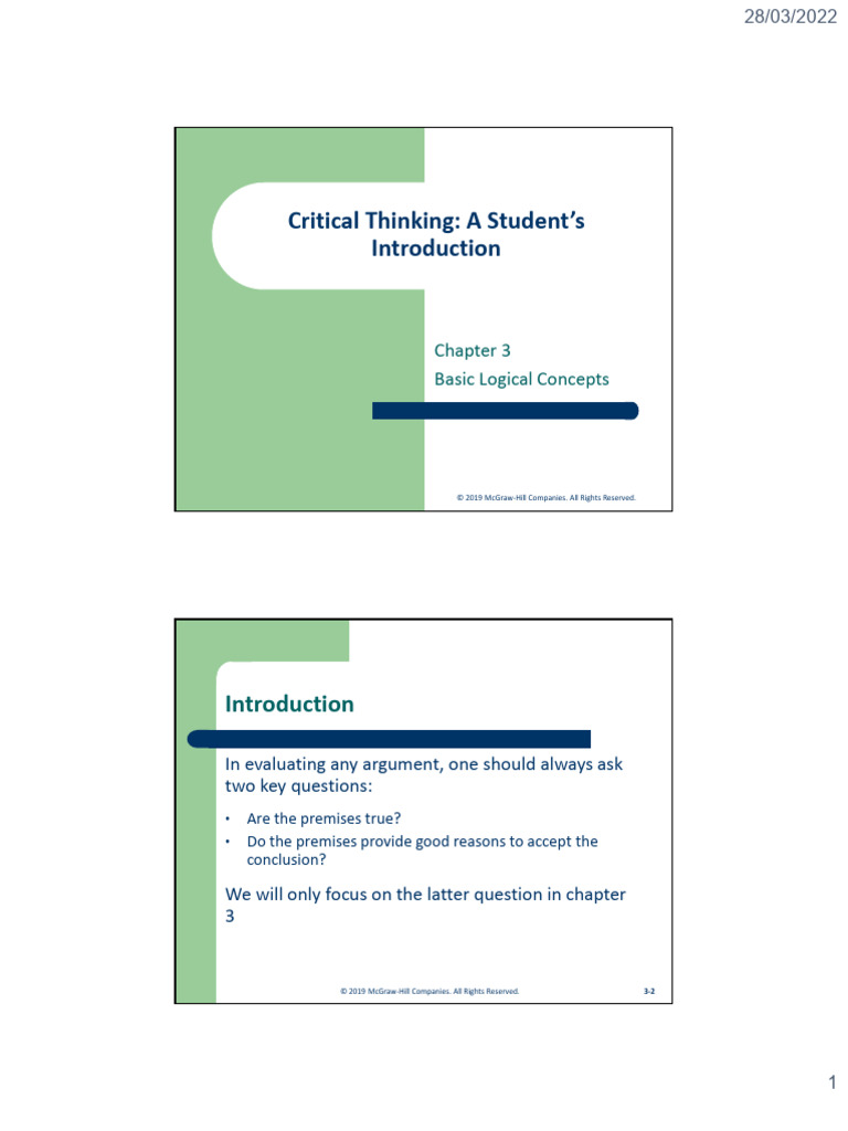 Chapter 3-1 | PDF | Argument | Deductive Reasoning