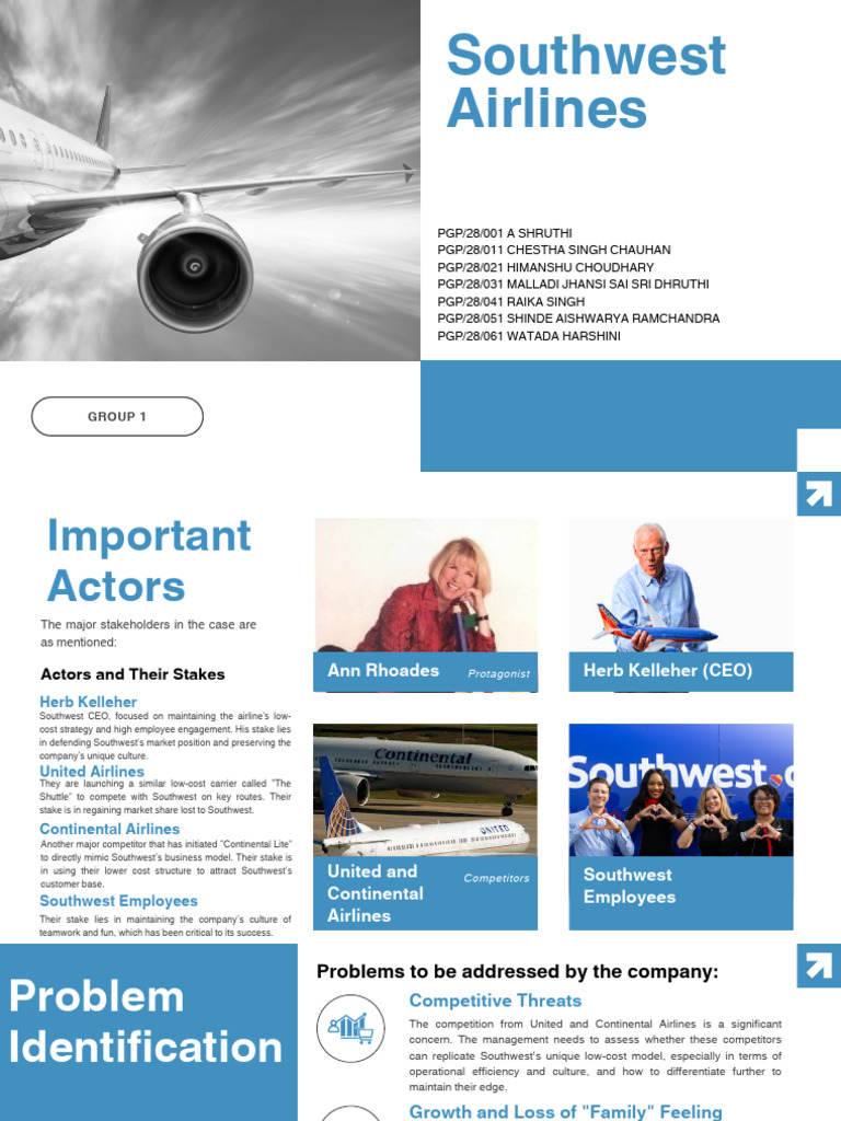 Southwest Airlines | PDF | Southwest Airlines | Low Cost Carrier