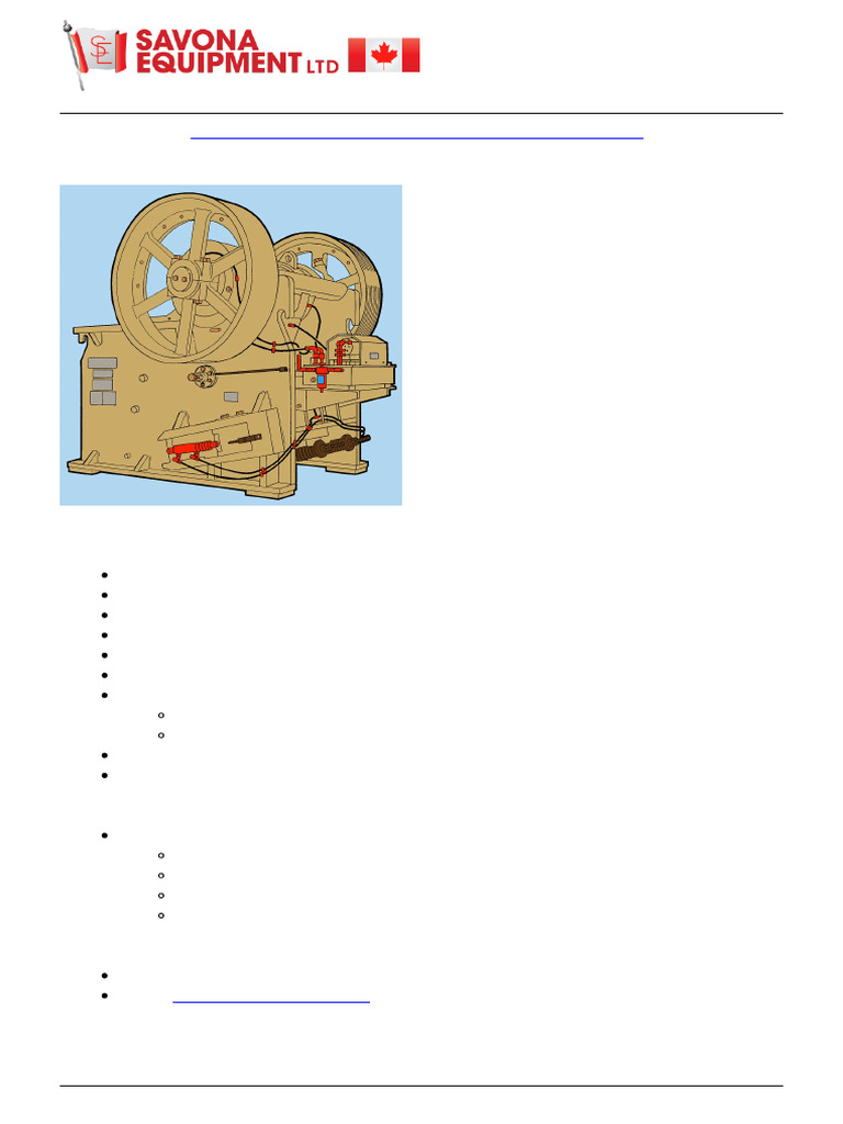 Trituradora de Mandíbula Telsmith 3042 | PDF