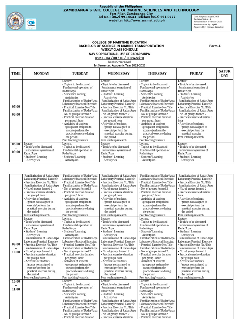 Weekly 1 | PDF | Lecture | Academia