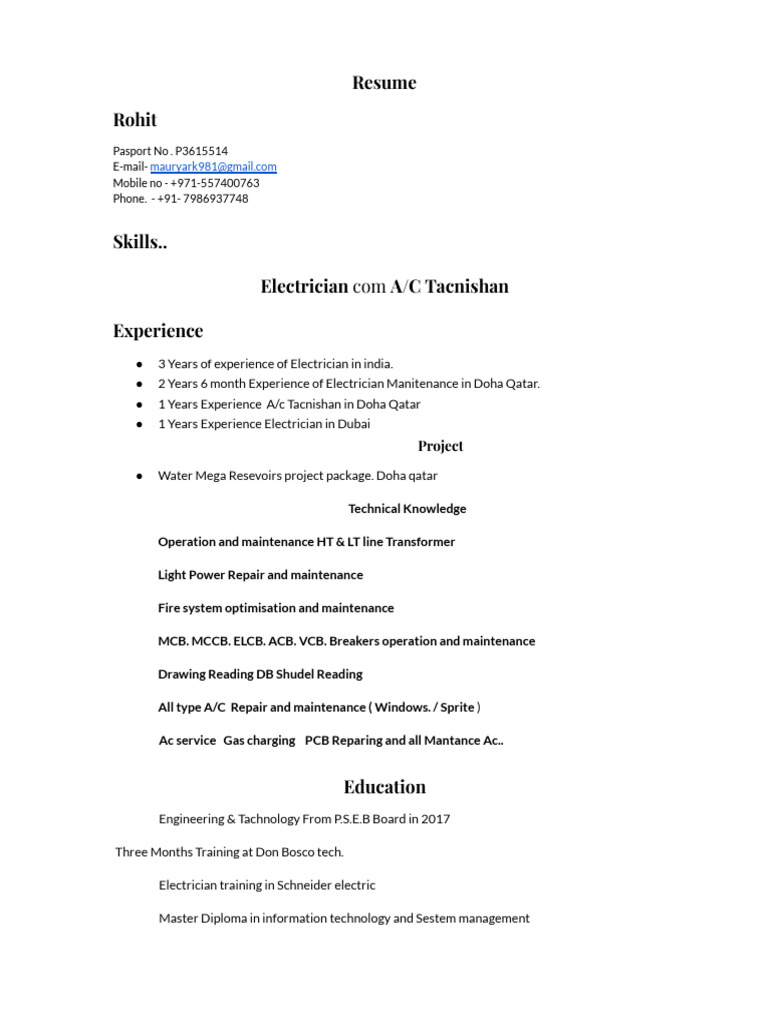 Rohit 12 Resume | PDF