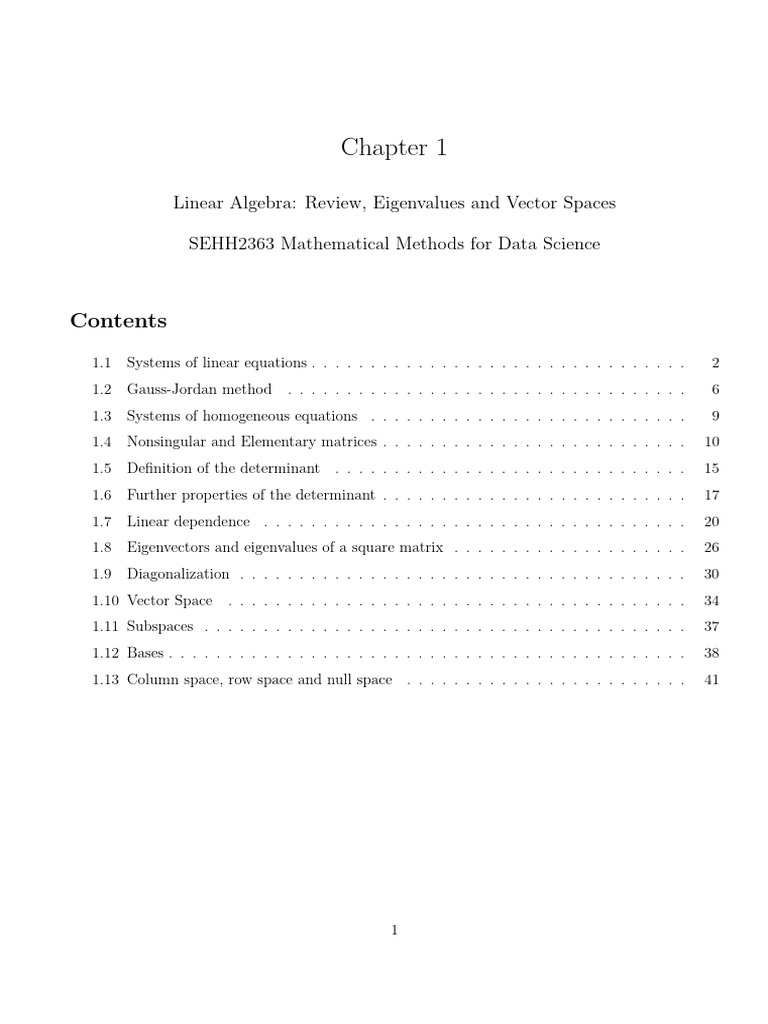 Chapter 1 | PDF | Numerical Analysis | Matrix Theory
