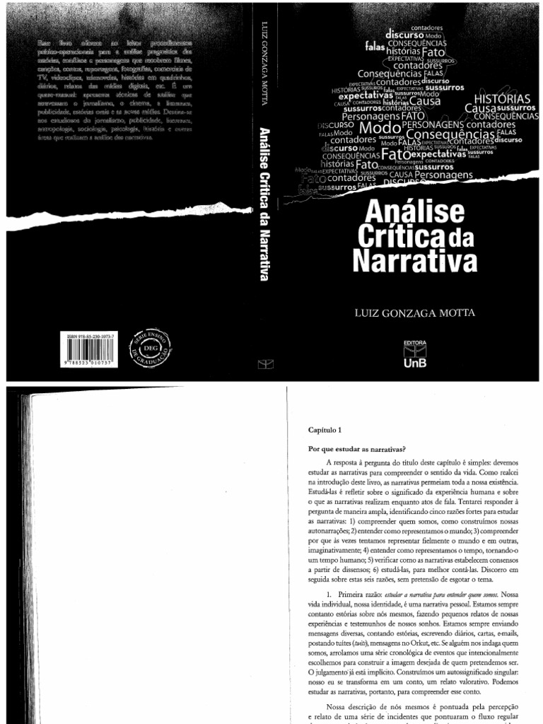 Análise Crítica da Narrativa: cap.1 - Gonzaga Motta | PDF