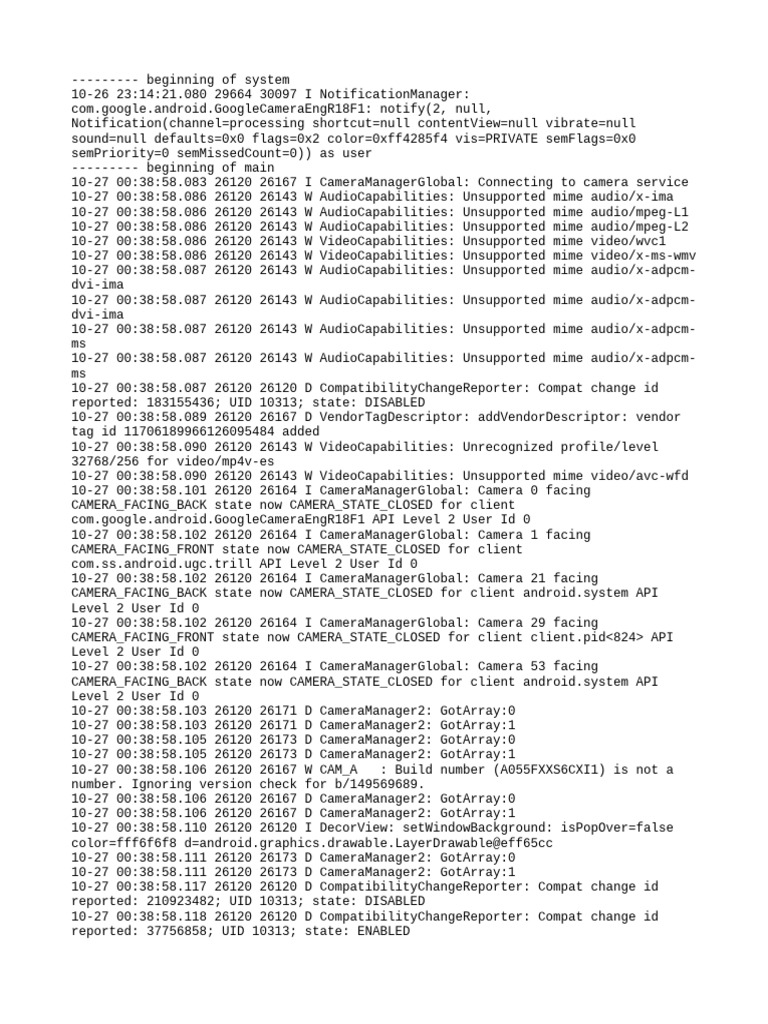 Log Cat 1729960737968 | PDF | System Software | Computing