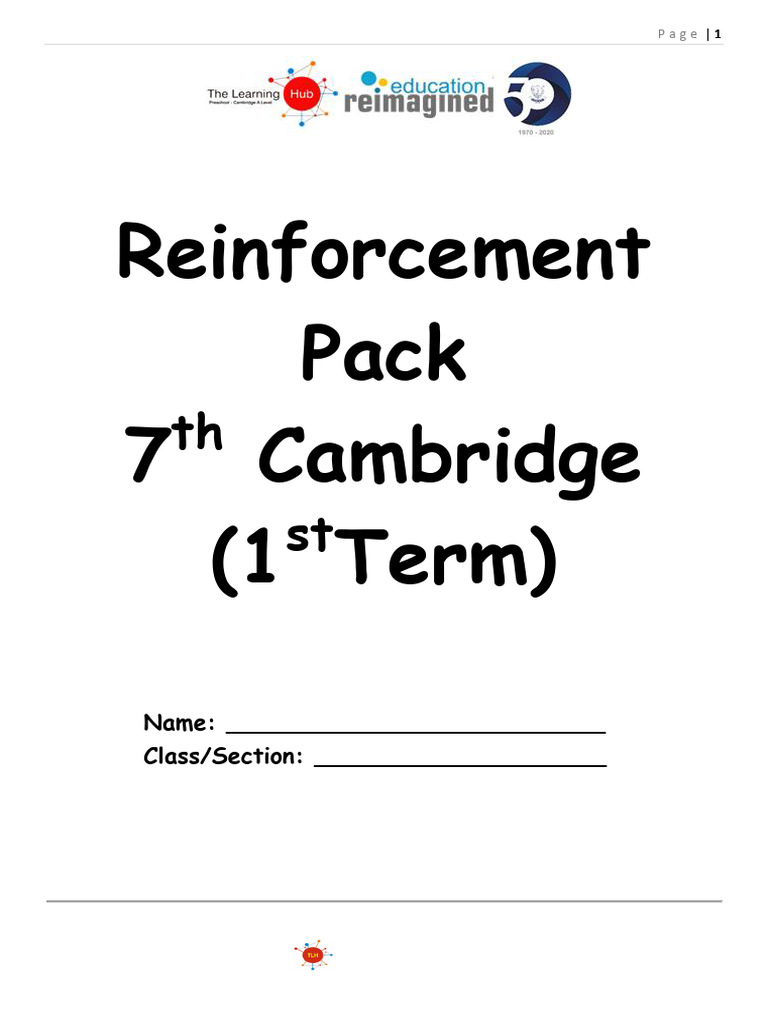 Practice Pack 7C, 1st Term | PDF | Business | Science & Mathematics
