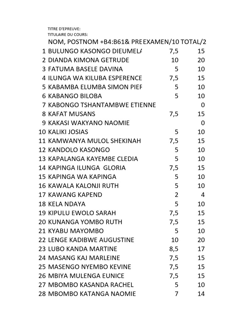 Epreuve de Relation D'aide | PDF