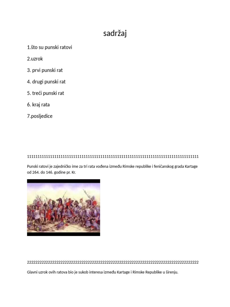 Punski Ratovi v1 | PDF