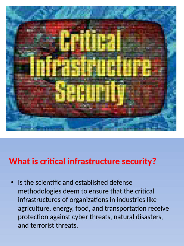 Critical Infrastructure Security (1) | PDF | Computer Security | Security