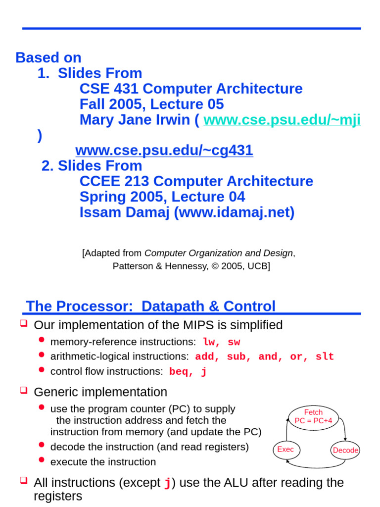 CCEE 324 Computer Organization Chapter 5 Lecture 18 | PDF | Input/Output | Integrated Circuit