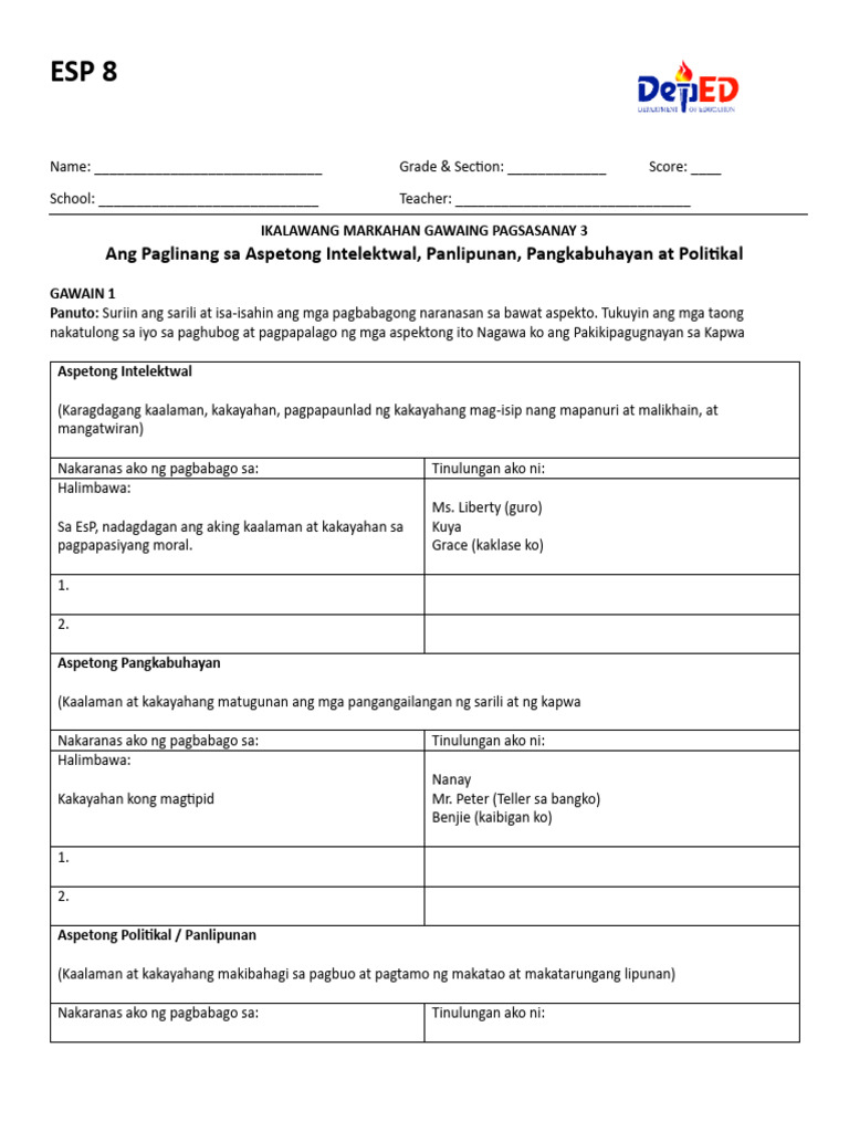 Esp 8-Activity-1-Q2 | PDF