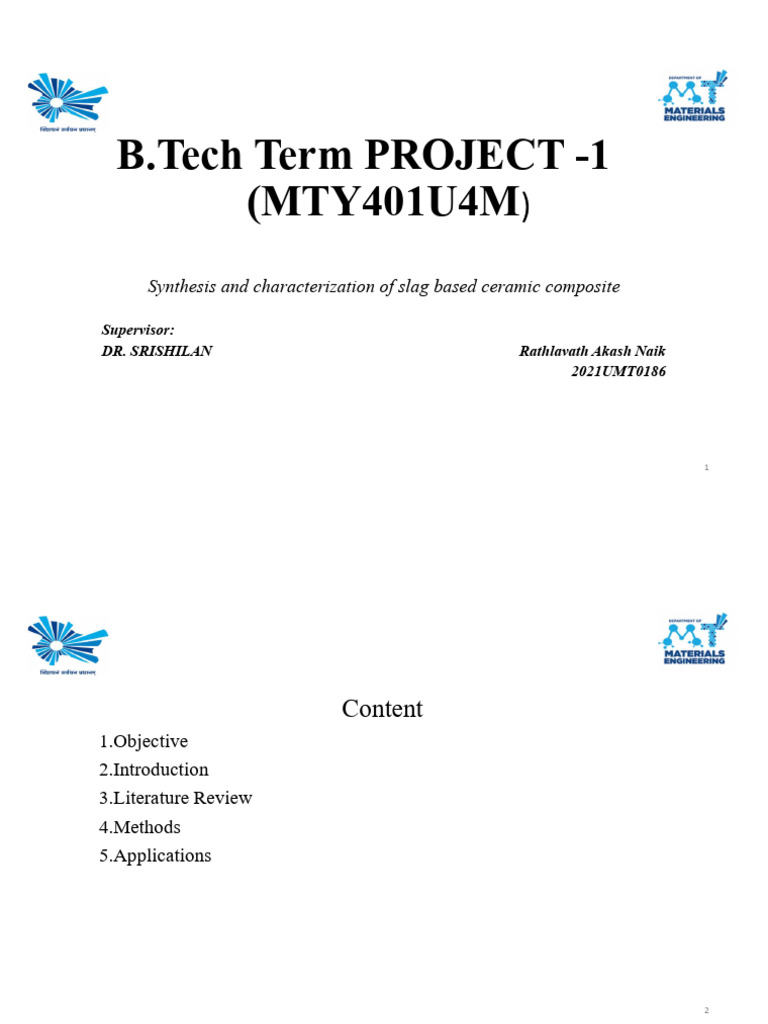 Akash BTP Midsem | PDF | Ceramics | Steelmaking