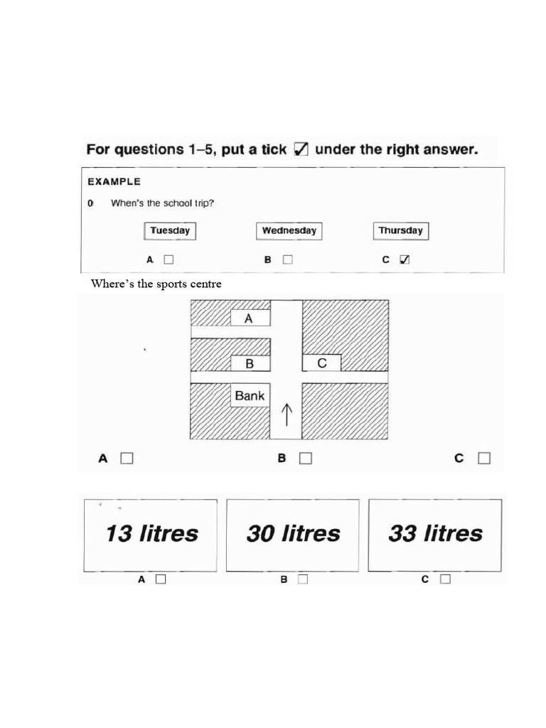 KET - Listening Test 5 | PDF