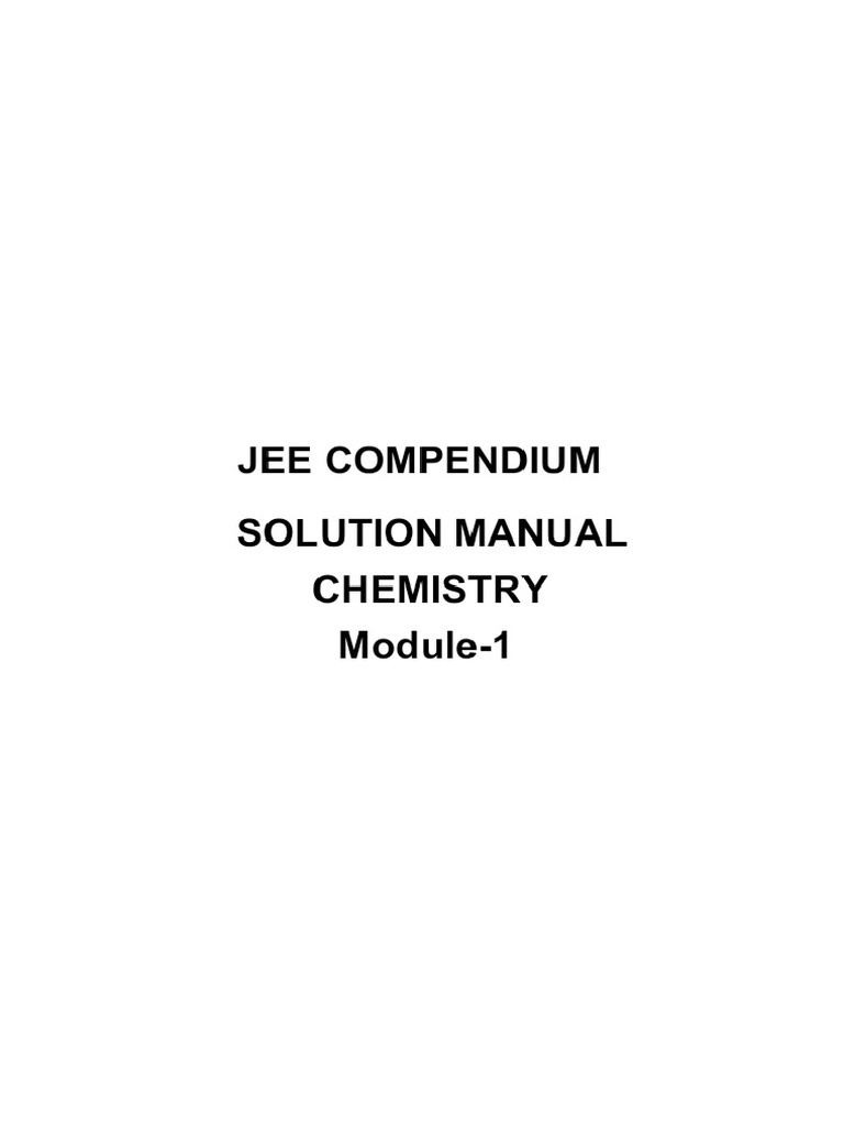 Chemistry Module 1 Atomic Structure Solutions Pdf