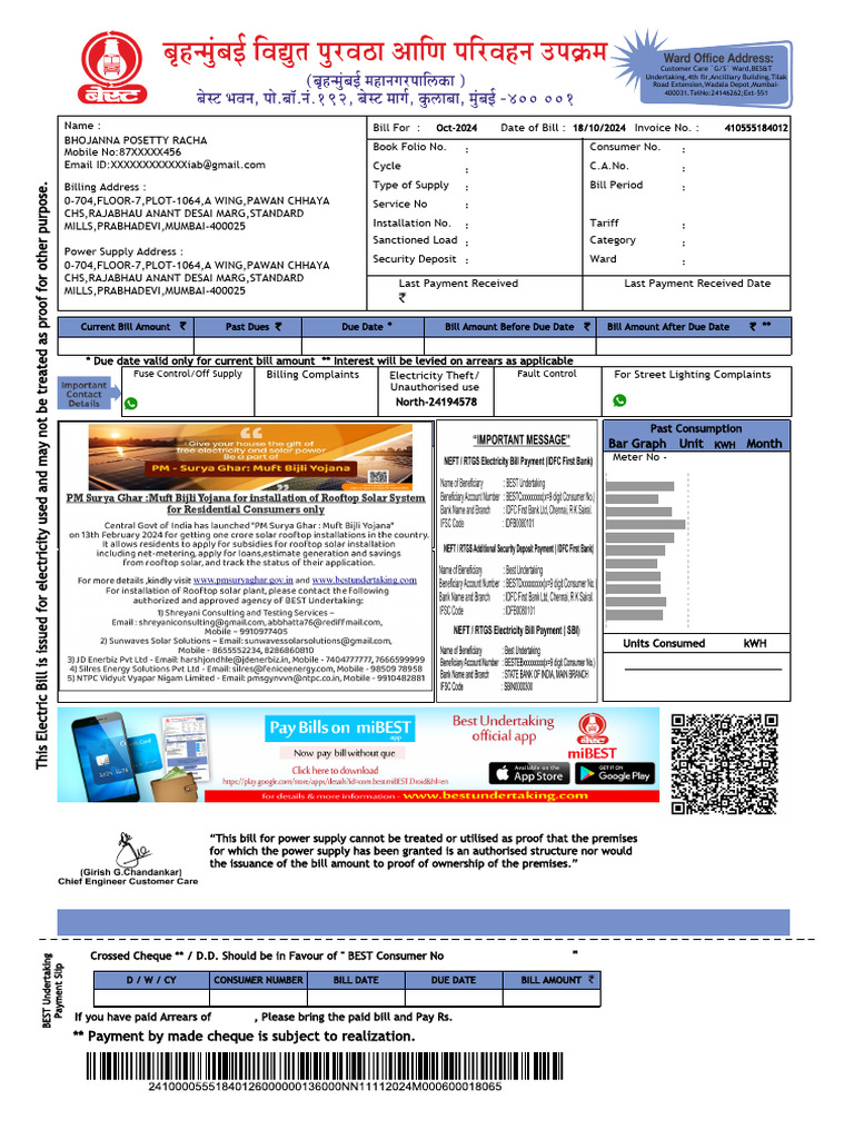 'bill_202410_555184012_en' | PDF | Cheque | Taxes