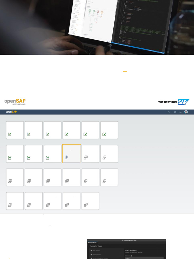 OpenSAP Fiori-Ea1 Week 2 Unit 4 Generating The LROP App Presentation | PDF | Computer Science ...