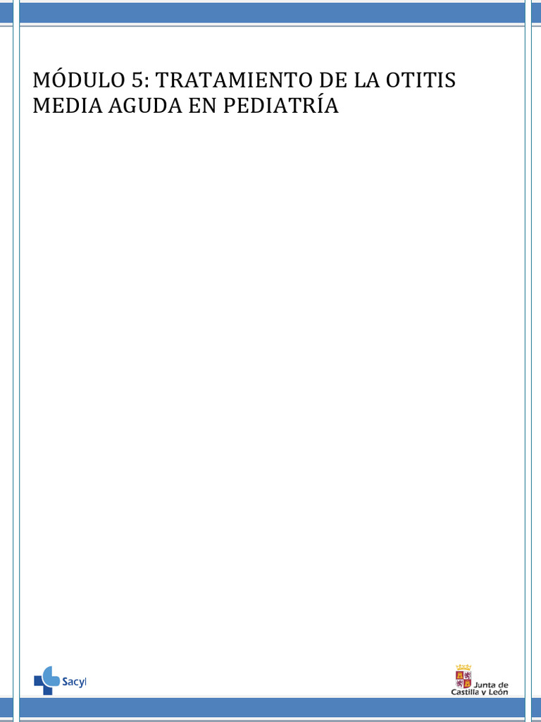 MODULO_5_TRATAMIENTO_DE_LA_OTITIS_MEDIA_AGUDA_EN_PEDIATRIA | PDF | Penicilina | Alergia