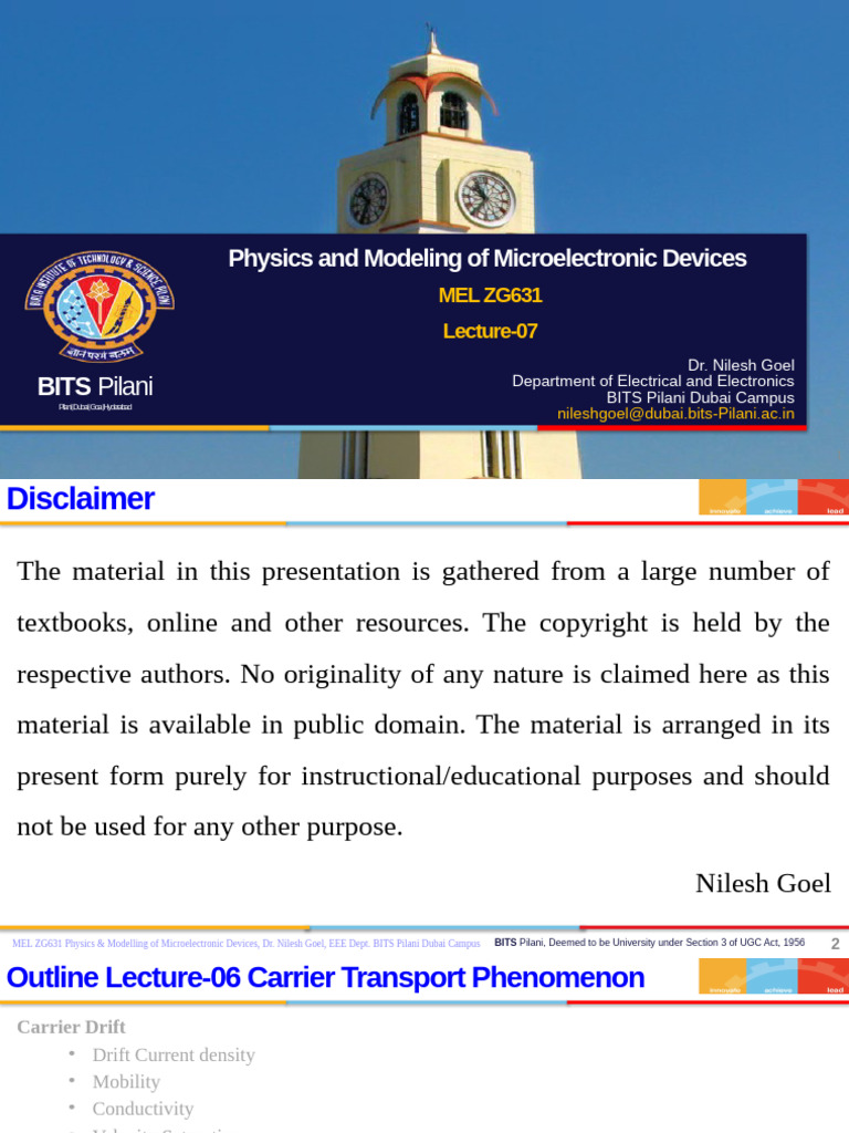 07 Lecture Original With Annotations | PDF | Semiconductors | Materials