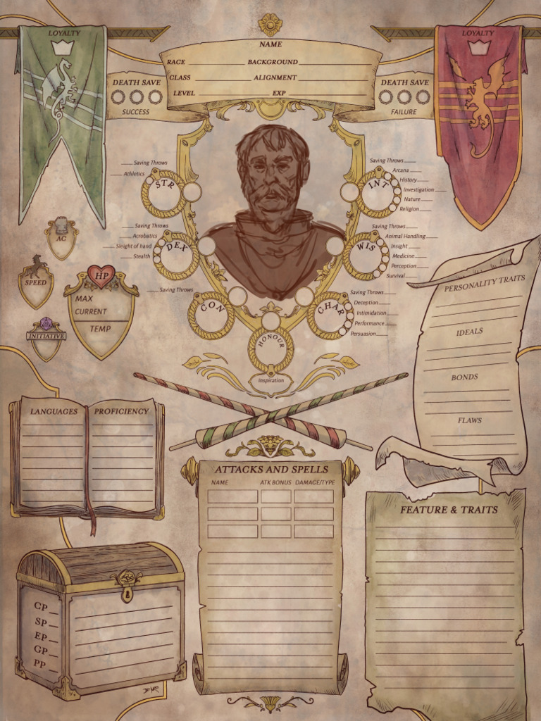 Alternate Character Sheet Colour | PDF