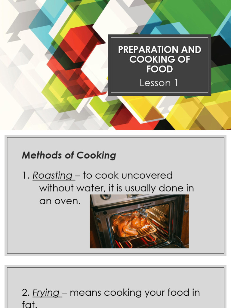 Preparation and Cooking of Food TLE 7 L1 | PDF | Cooking | Grilling