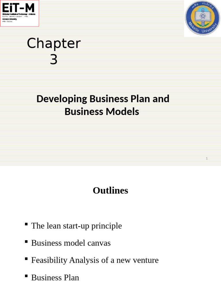 Chapter 03 Developing Business Plan and Business Models | PDF | Lean ...
