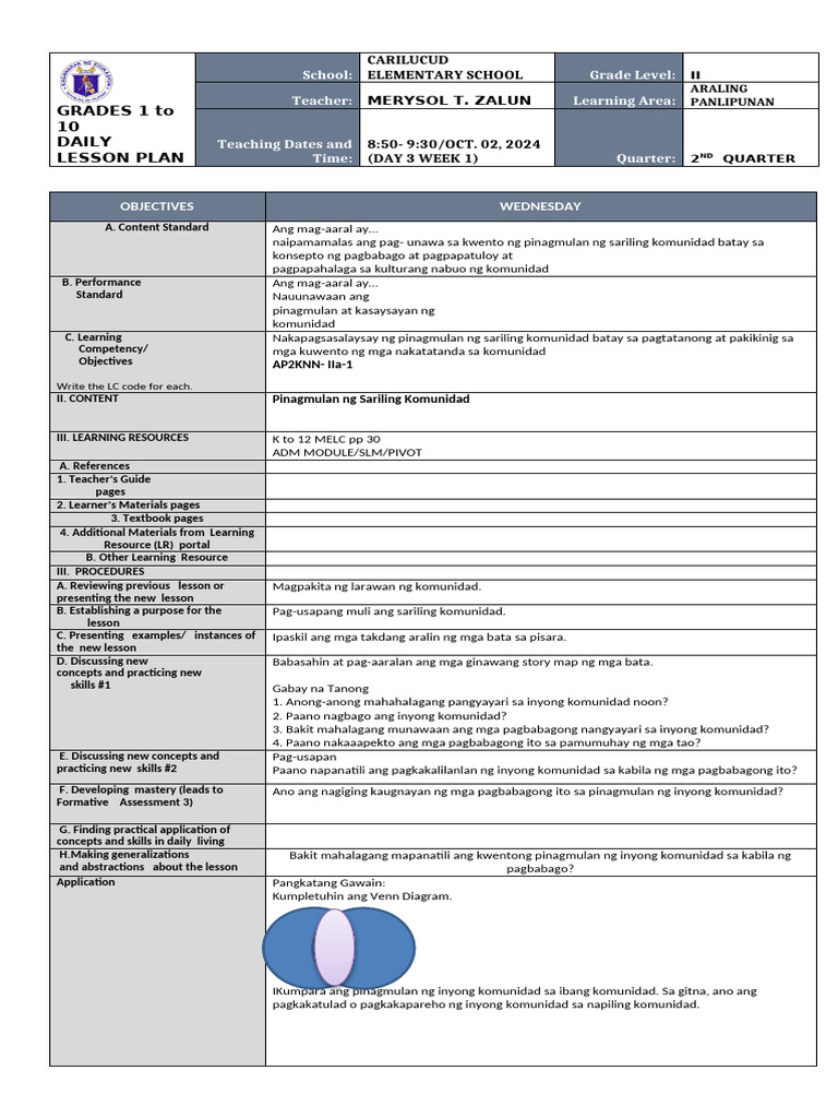 DLP Ap D3 | PDF | Education Theory | Human Communication