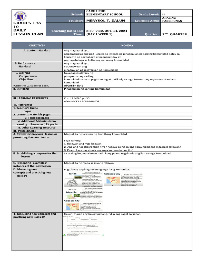 DLP AP D1-D4 | PDF | Differentiated Instruction | Education Theory