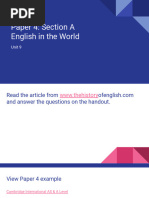 8019 English General Paper - Paper 1 Example Candidate Responses | PDF ...
