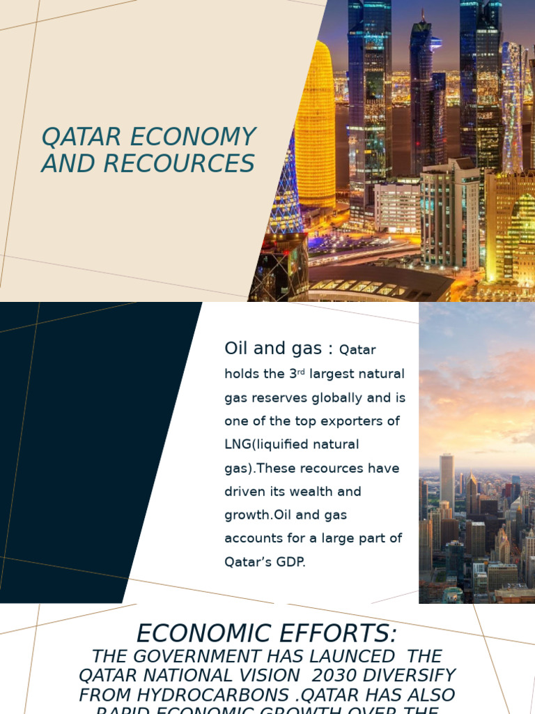 Qatar Economy and Recources-1 | PDF | Qatar | Natural Gas