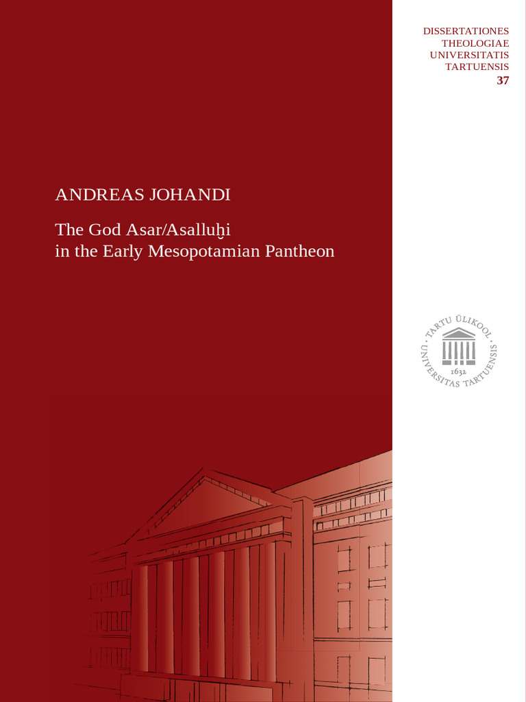 The God Asar Asalluhi in The Early Mesop | PDF | Mythological ...