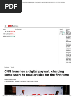 CNN Worldwide Fact Sheet EN | PDF | Cnn | News