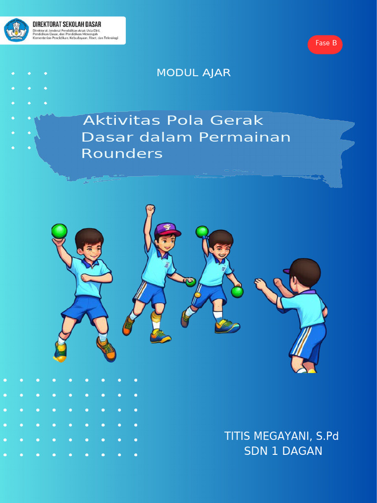 Modul Ajar Pendidikan Jasmani, Olahraga, Dan Kesehatan (PJOK ...