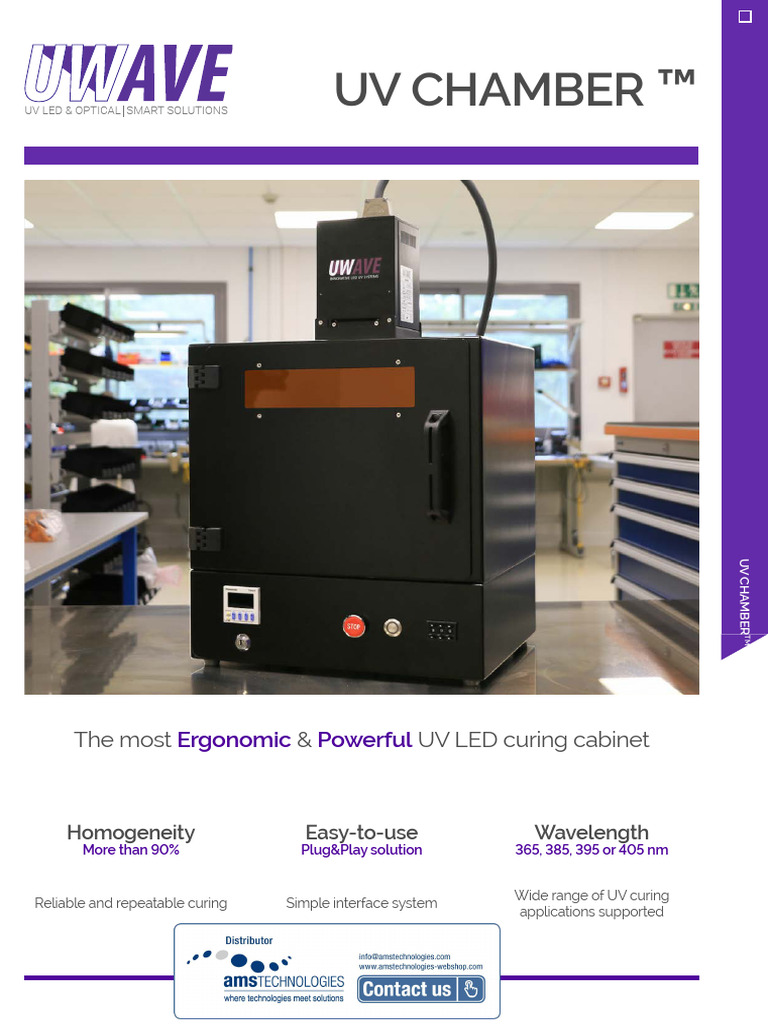 Uv Chamber TM Uv Led Curing Oven Uwave Brochure | PDF | Ultraviolet ...