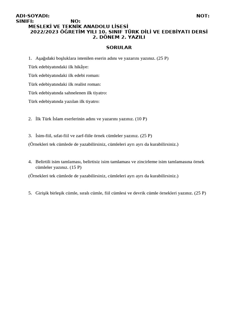 10 Tde 2d 2y Ohal | PDF