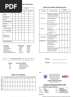 K To 12 Form 138 (Report Card) | PDF | Philippines | Psychology