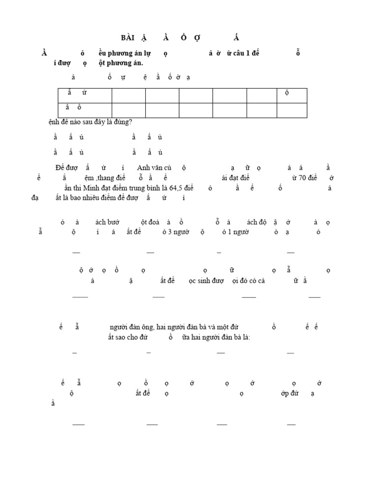 Chuyên Đề Lớp 10. Tổ Hợp Xác Suất. ÔN HSG | PDF