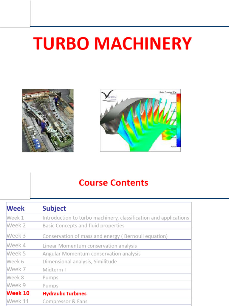 06 Hydroturbines | PDF | Turbine | Turbomachinery