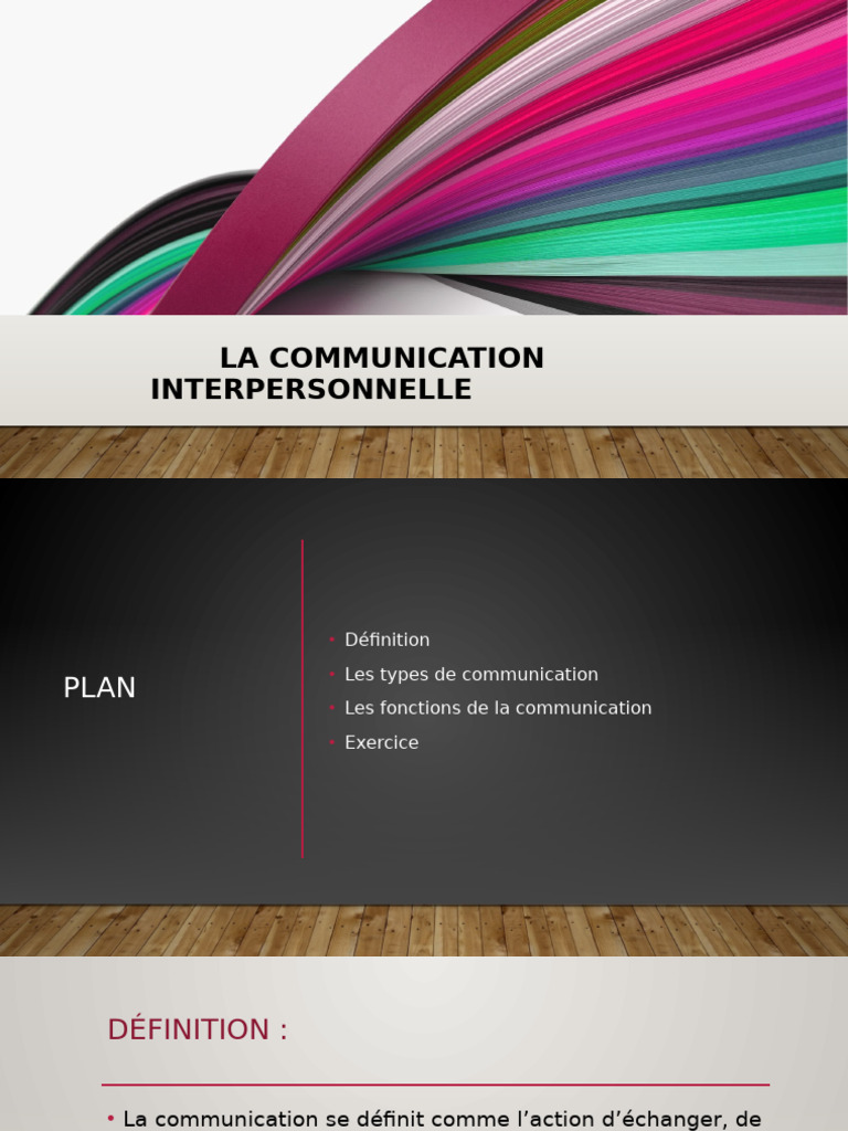 Communication Interpersonnelle | PDF | la communication | Communication non verbale