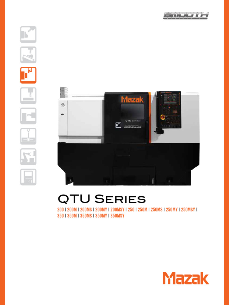 Mazak Qtu Series | PDF | Numerical Control | Machining