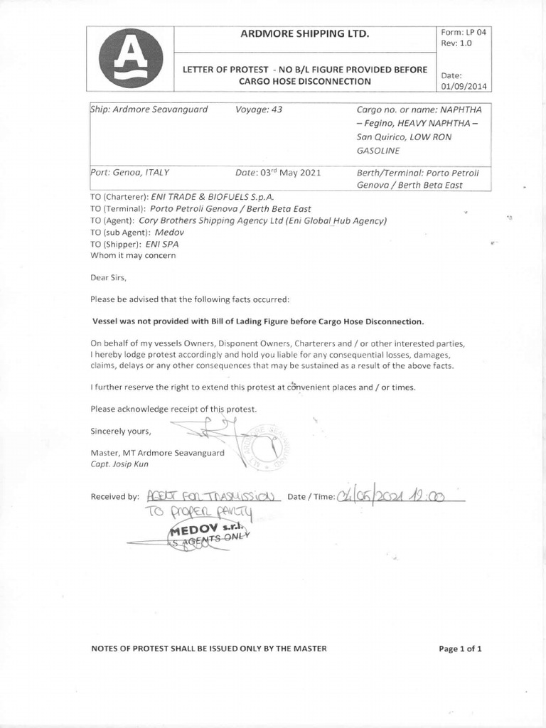 Vessel LOP Part 2 of 3 | PDF