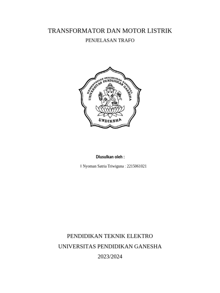 Trafo | PDF | Sains & Matematika | Komputer