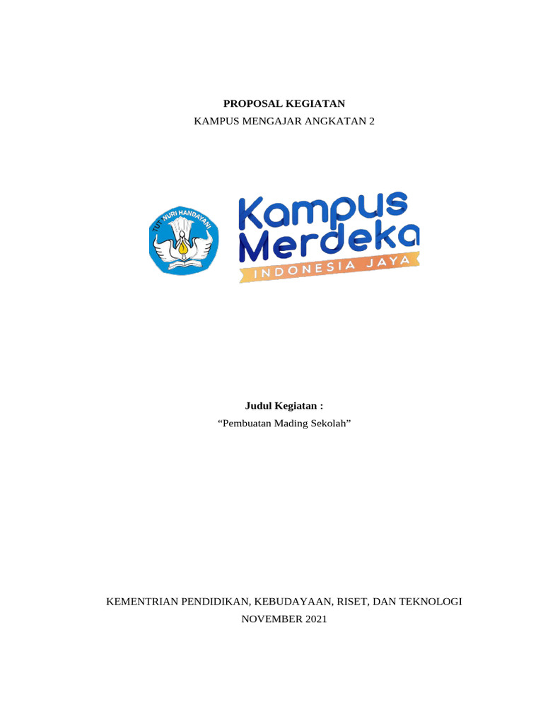 Proposal Mading | PDF