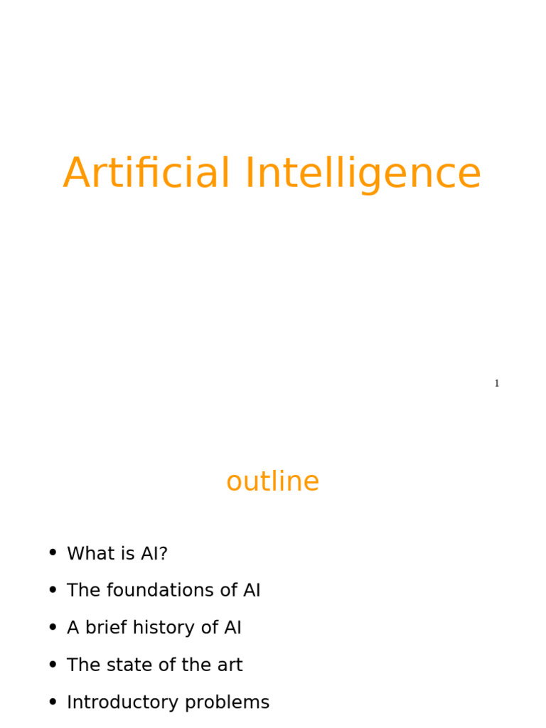 Unit 1 AI Chapter1 SAV 2022 | PDF | Artificial Intelligence | Intelligence (AI) & Semantics