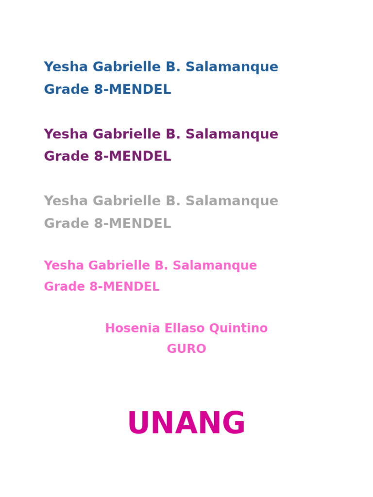 Yesha | PDF