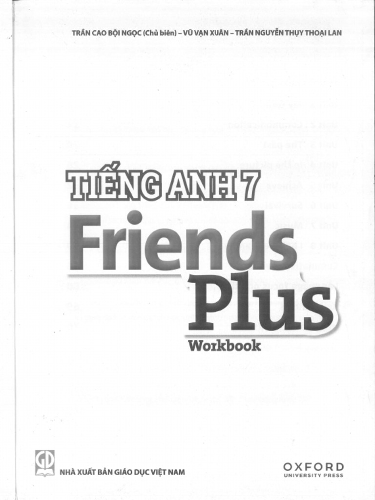 Friends Plus 7 Workbook | PDF