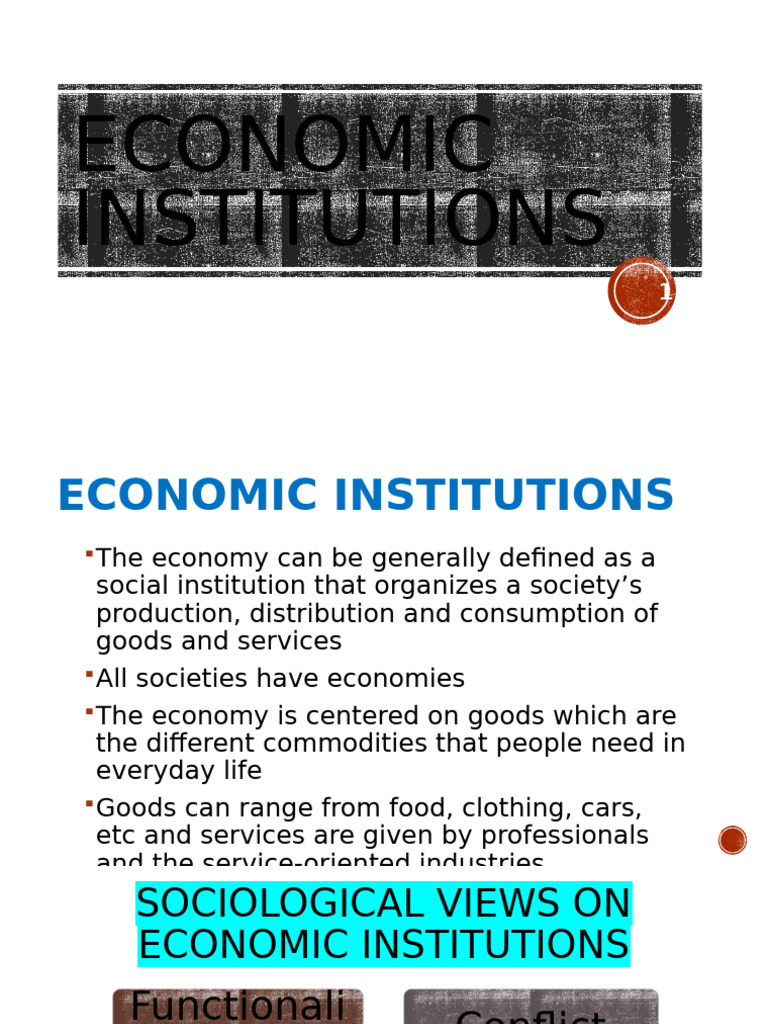Understanding Economic Institutions | PDF | Market Economy | Economic ...