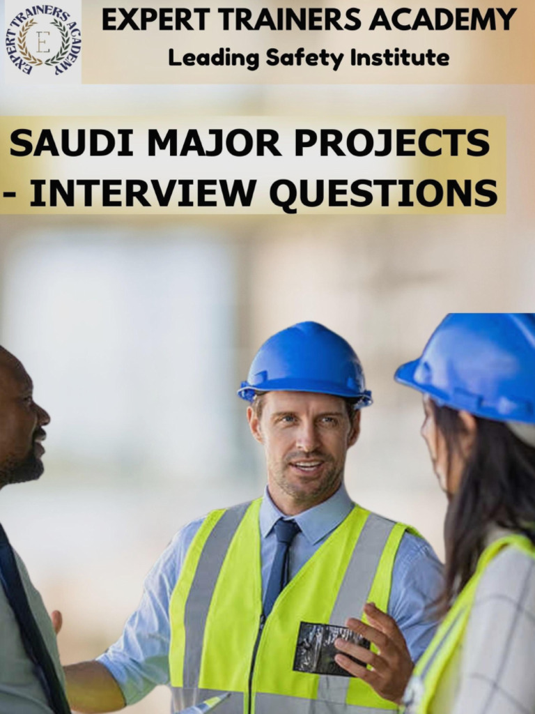 Saudi Major Project Interview Questions (Red Sea Global) - Expert Trainers Academy | PDF ...