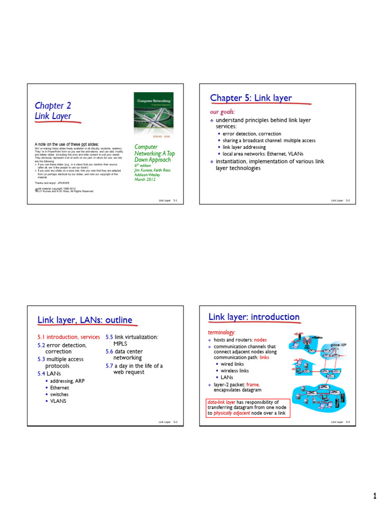 Chapter 3 Data-Link | PDF | Computer Network | Ethernet