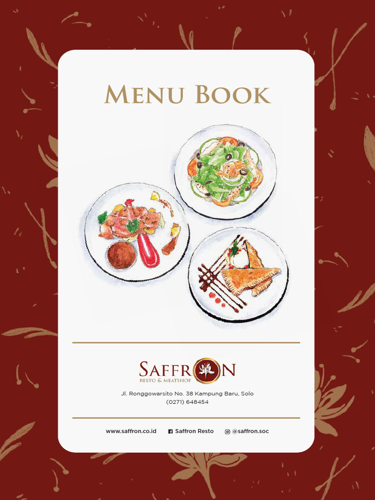 Saffron Resto Menu Overview | PDF | Salad | Pasta