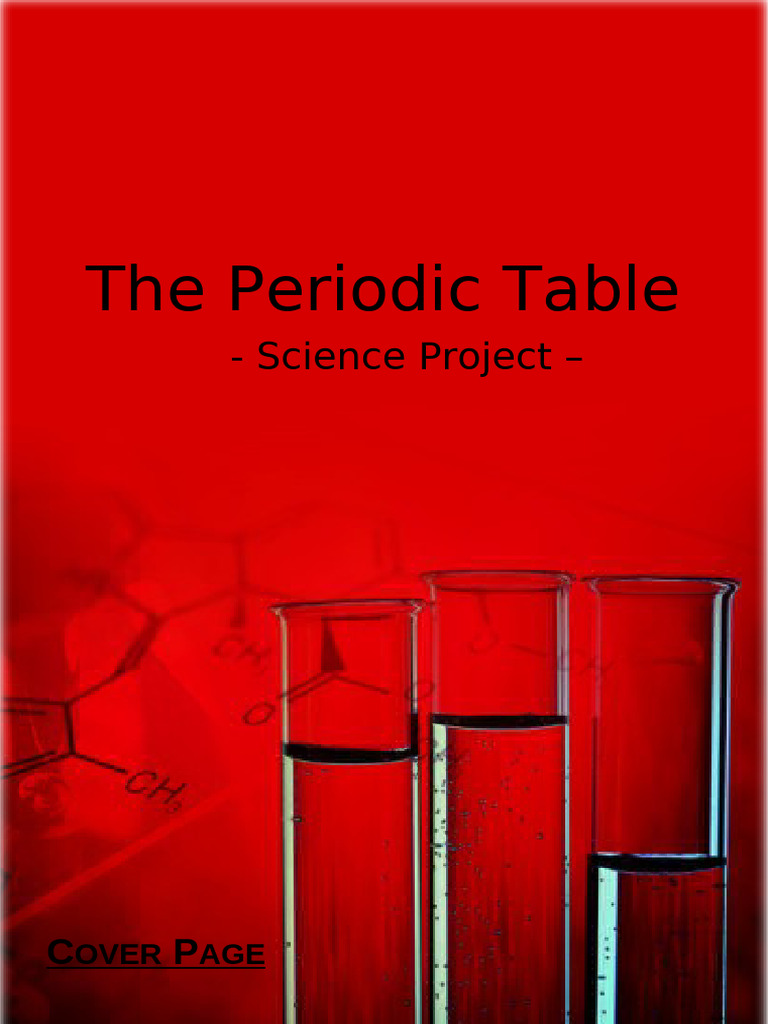 Periodic Table (Science Project) | PDF | Metals | Materials